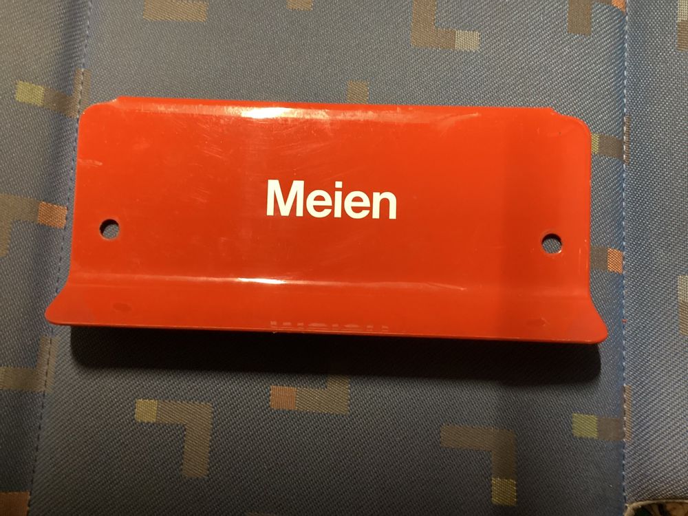 Postauto Haltestelle Tafel Meien Autobus Sustenpass Saurer (Gebraucht ...