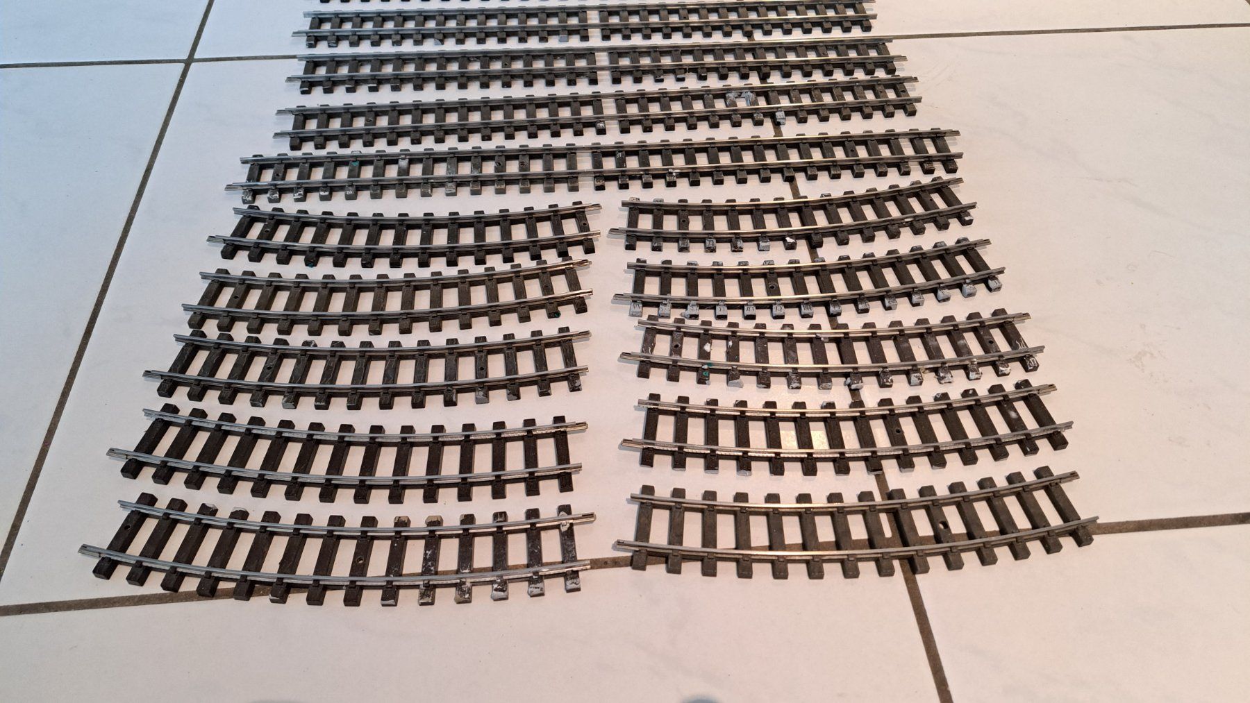 Roco Eisenbahn Schienen Alpin Line Zahnradbahn Spur 0m Lot 3 (Gebraucht ...