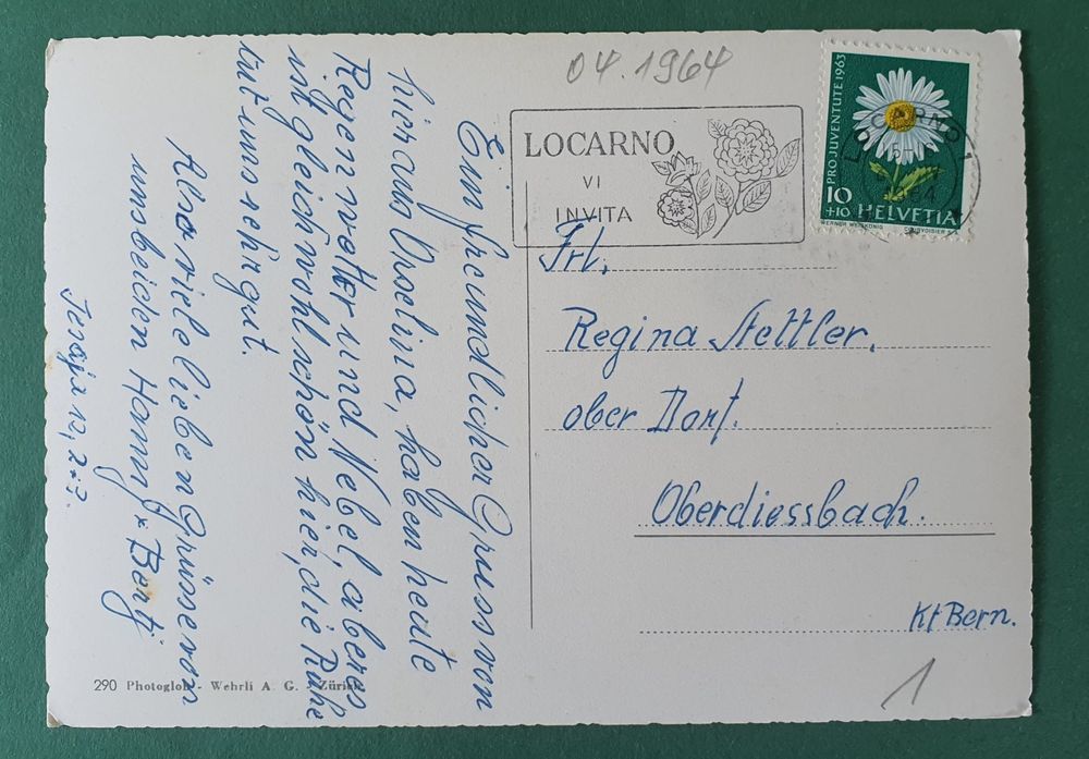 AK CP Locarno TI 6-Bild-Karte Dampfschiff Lago Maggiore 1964 (Gebraucht ...