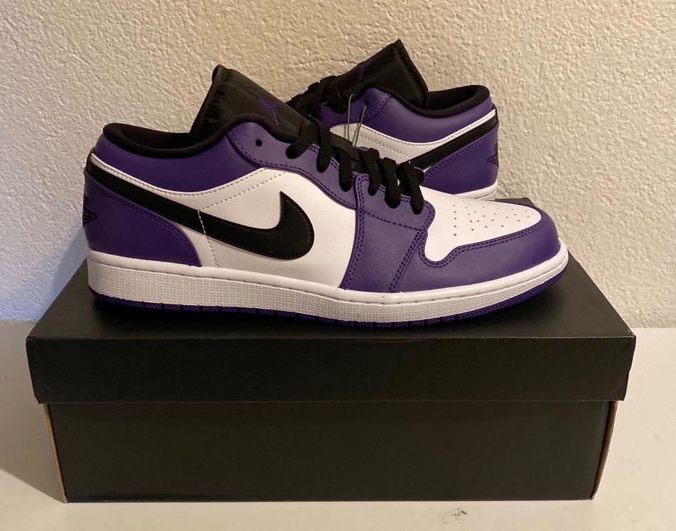 Nike Air Jordan 1 - Court Purple White - Neu - Gr. 45 (Neu und ...