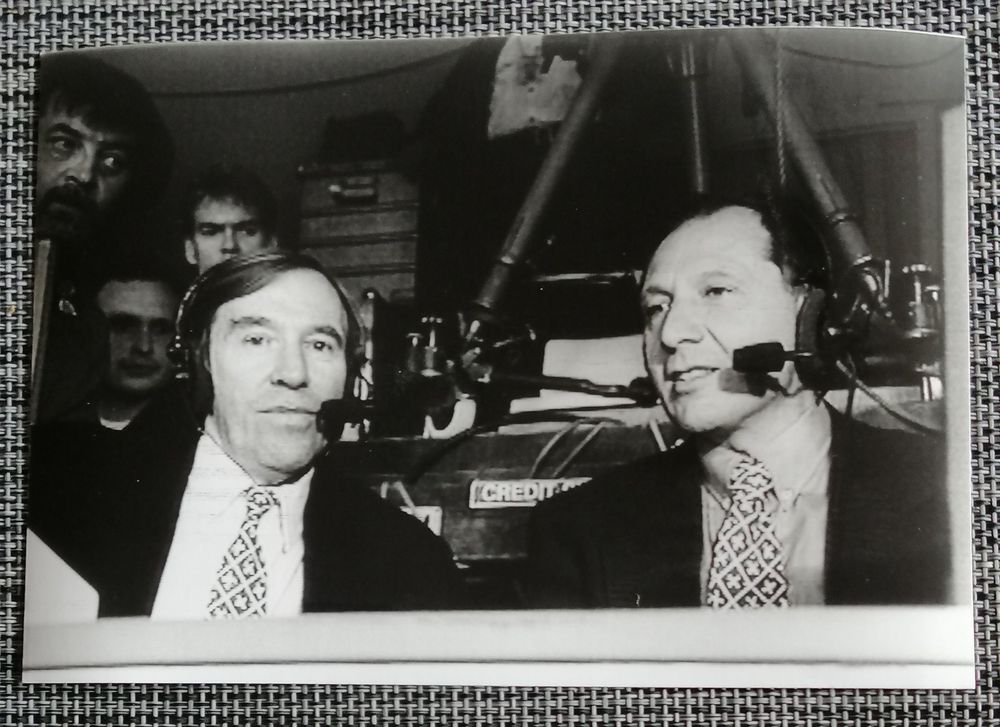 Foto Günther Netzer/Bernhard Thurnheer 1995 Kommentatoren | Kaufen auf ...