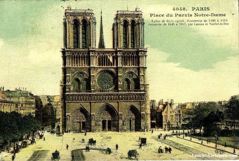 Paris - Place du Parvis Notre-Dame +1913 (Gebraucht) in Emmenbrücke für ...
