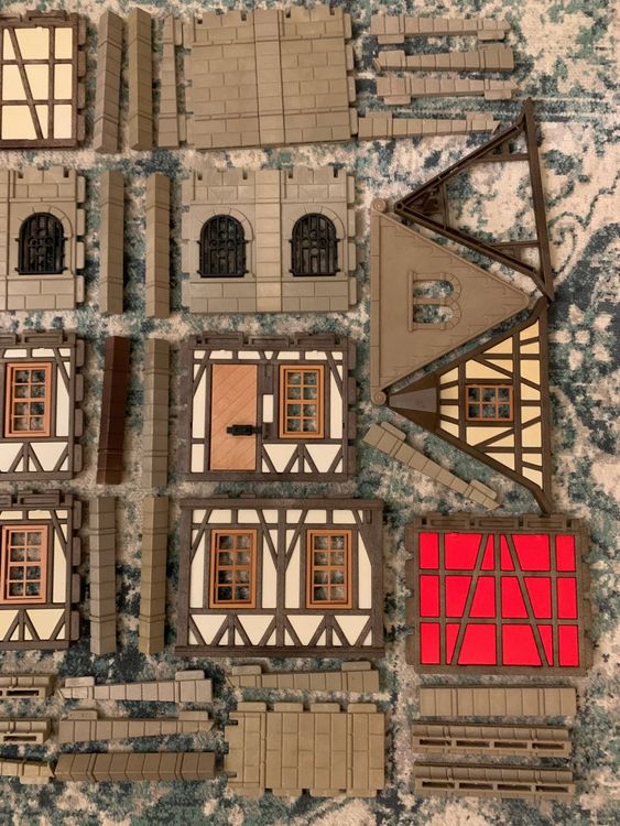 Playmobil Mittelalter Fachwerk Ritter Ritterburg (Gebraucht) in ...