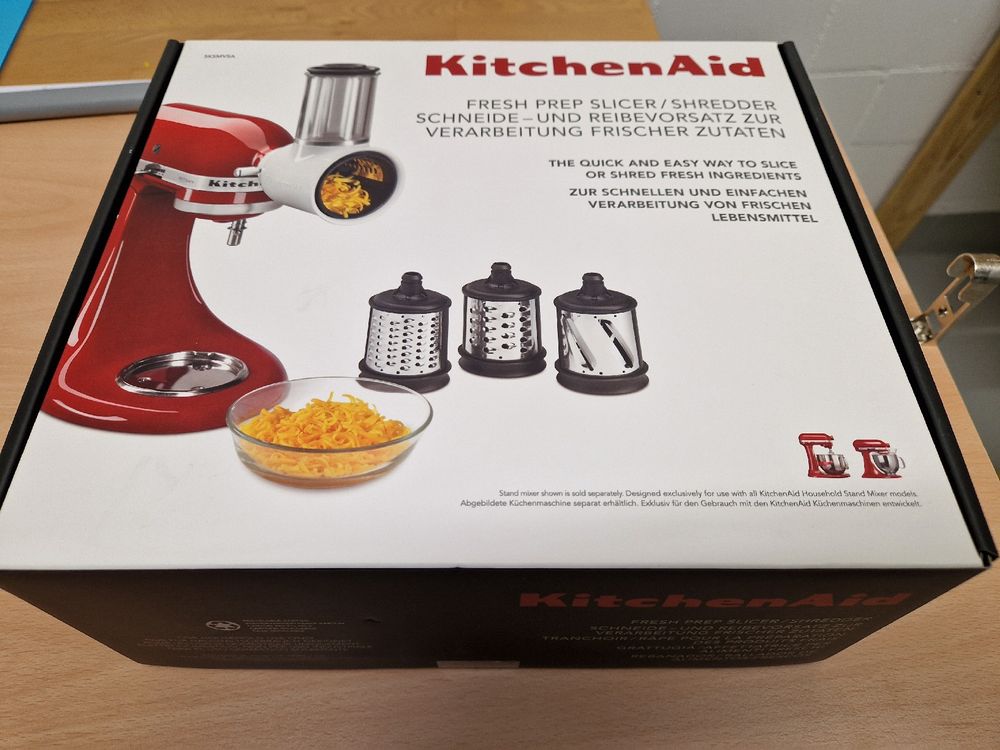 KitchenAid Reibe- und Schneidevorsatz (Neu und originalverpackt) in Egg ...
