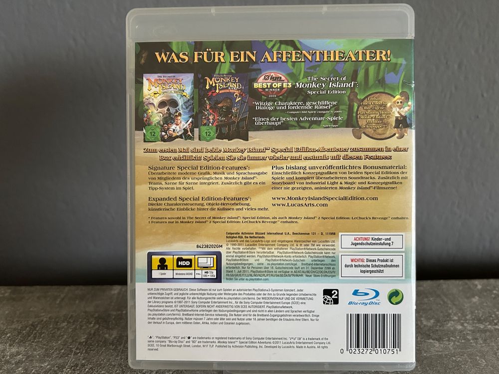 Monkey Island Special Edition Collection - PS3 (Gebraucht) in Oberglatt ...