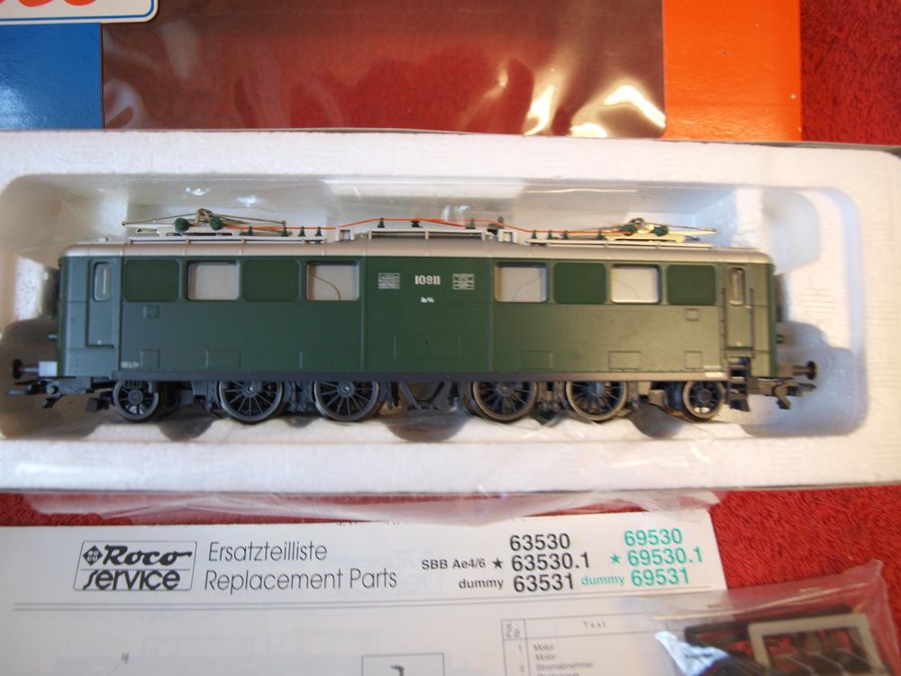 63531 SBB Ae 4/6 10811 DUMMY von ROCO spur H0. ohne Motor (Gebraucht) in Aarau für CHF 80 – mit ...