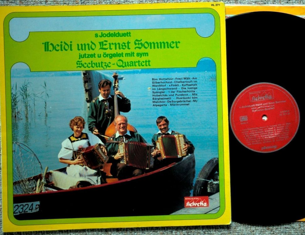 JODLELDUETT HEIDI & ERNST SOMMER & SEEBUTZE-QUARTET (Gebraucht) in ...