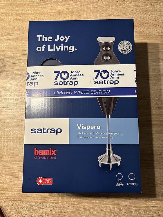 Satrap Vispera Stabmixer 70 Jahre Limited Edition (Neu und ...