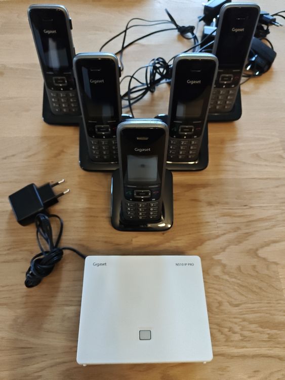 Système téléphonique VoIP Gigaset N510 IP PRO + 5 combinés (Gebraucht ...