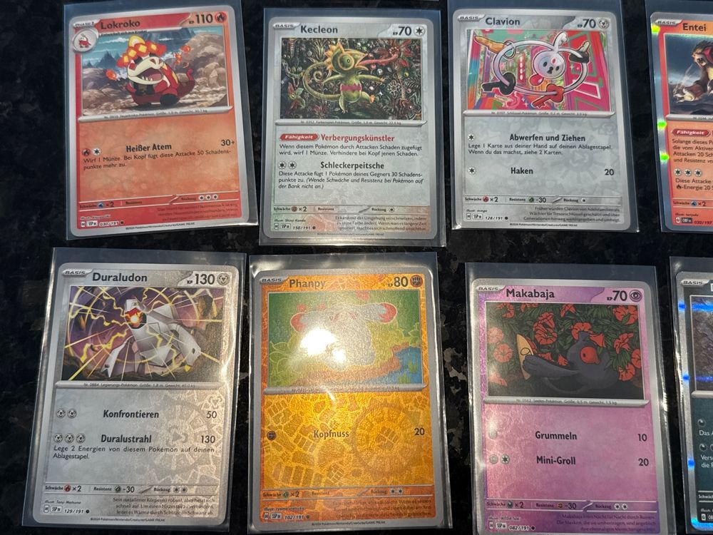 Pokemon 384 Karte XXL Set Deutsche Sammlung glänzende Karten (Neu ...