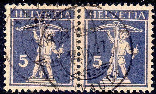 RIVAZ VAUD 1927 TELLKNABE MIT ARMBRUST VOLLSTEMPEL - B519 (Gebraucht) in Losone für CHF 1.5 ...