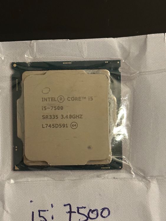 Cpu intel Core i5-7500. 3.40 GHz gebraucht funktioniert | Kaufen auf ...