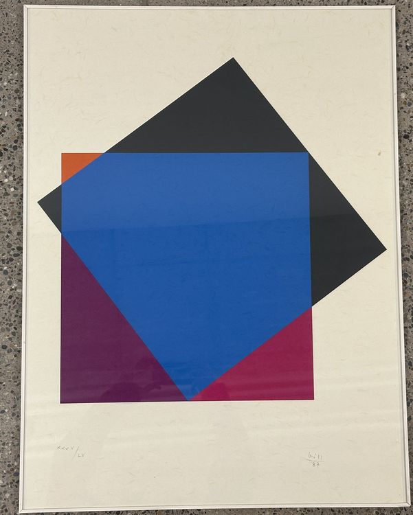 Max BILL (1908-1994) - Lithographie (1) (Gebraucht) in Zürich für CHF 10 – nur Abholung auf ...