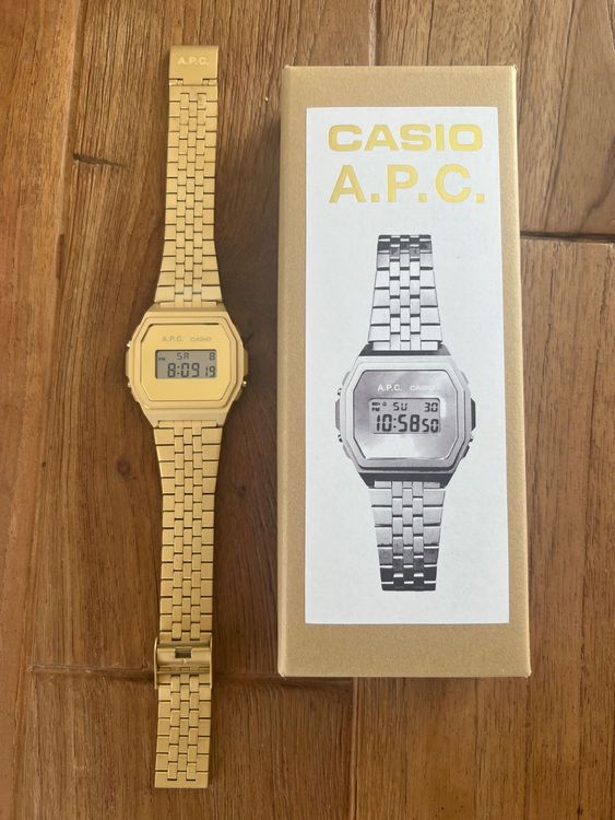 Casio A.P.C. Collaboration A1000 Modell (Gold) (Neu und ...