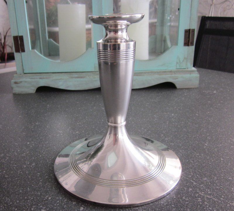 Art Deco Kerzenhalter, Kerzenständer versilbert (Gebraucht) in Bischofszell für CHF 36 – mit ...