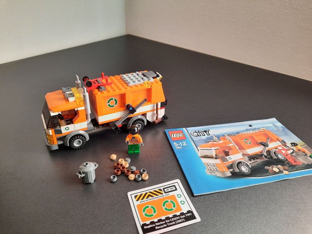 LEGO City Müllwagen - 7991 (Gebraucht) in Igis für CHF 6 – mit ...
