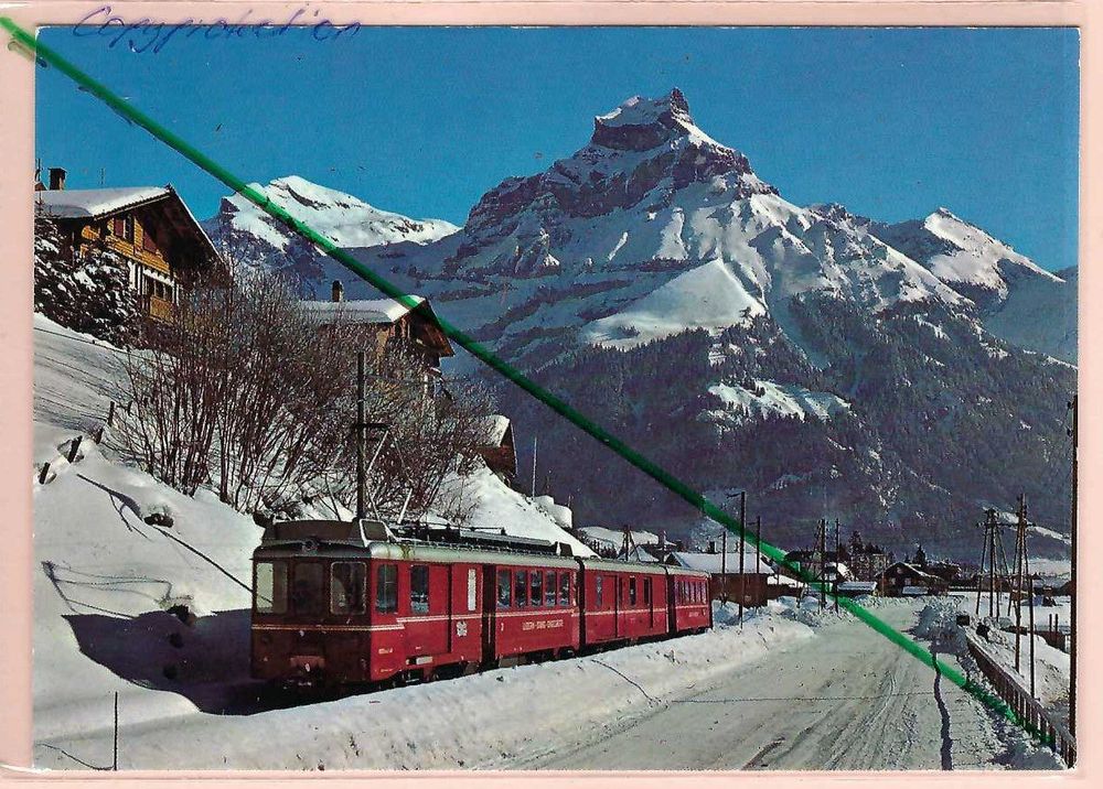 Engelberg. Hahnen. Pendelzug mit Postwagen! Selten! | Kaufen auf Ricardo