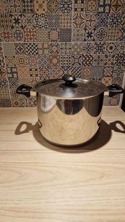 Large stainless steel pot Prima Migros | Kaufen auf Ricardo