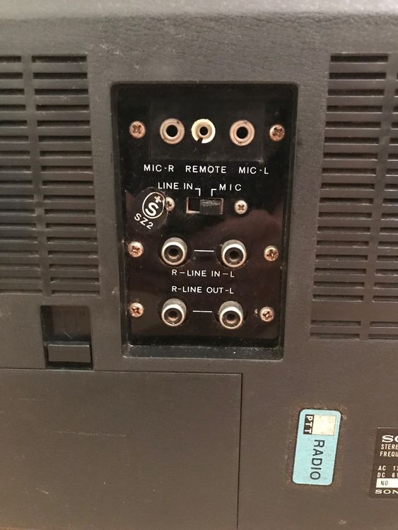 Sony CF-550 A Radiorecorder Vintage Retro (Gebraucht) in für CHF 40 ...