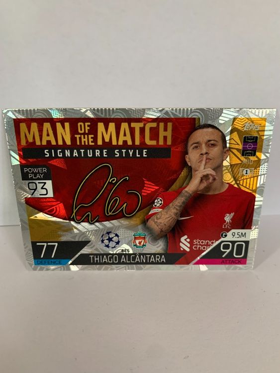 Topps Match Attax Thiago Signature Style (Gebraucht) in für CHF 1 – mit ...