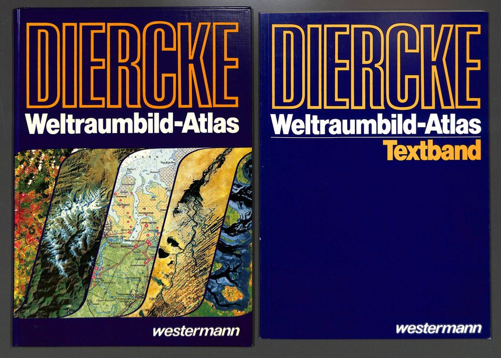 DIERCKE Weltraumbild-Atlas Buch und Textband. Westermann NEU (Neu ...