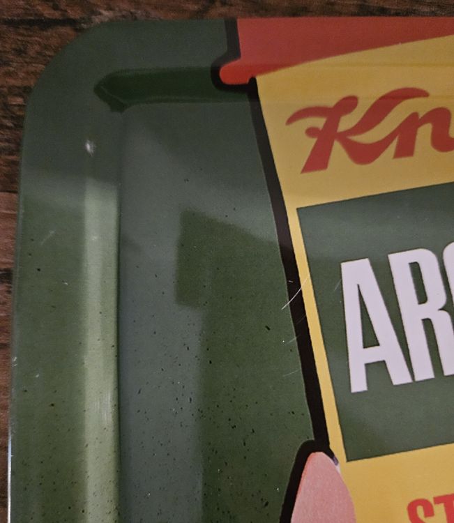 Knorr Aromat Blech-Schild "Zum Salat!" Selten! Retro! (Gebraucht) in ...