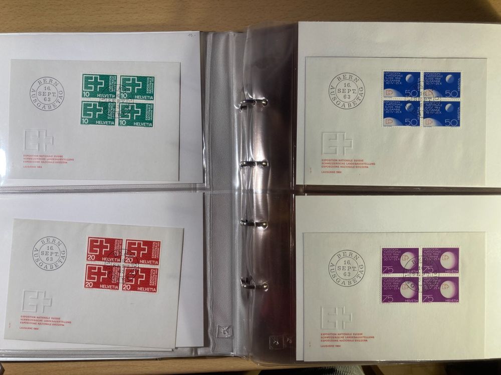 Ersttagsbriefe Schweiz Viererblocks, 1963-1984, 325 Briefe | Kaufen auf Ricardo