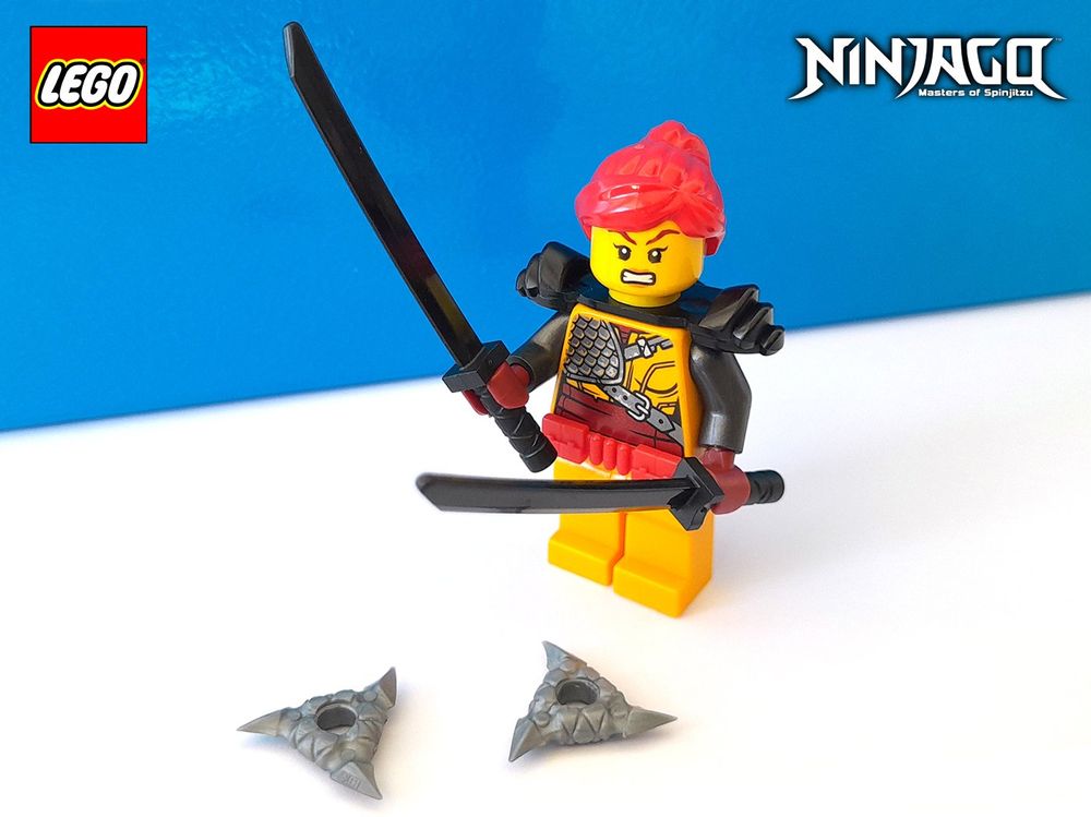 LEGO Ninjago SKYLOR Minifigur mit Waffen Figur figure (Gebraucht) in ...