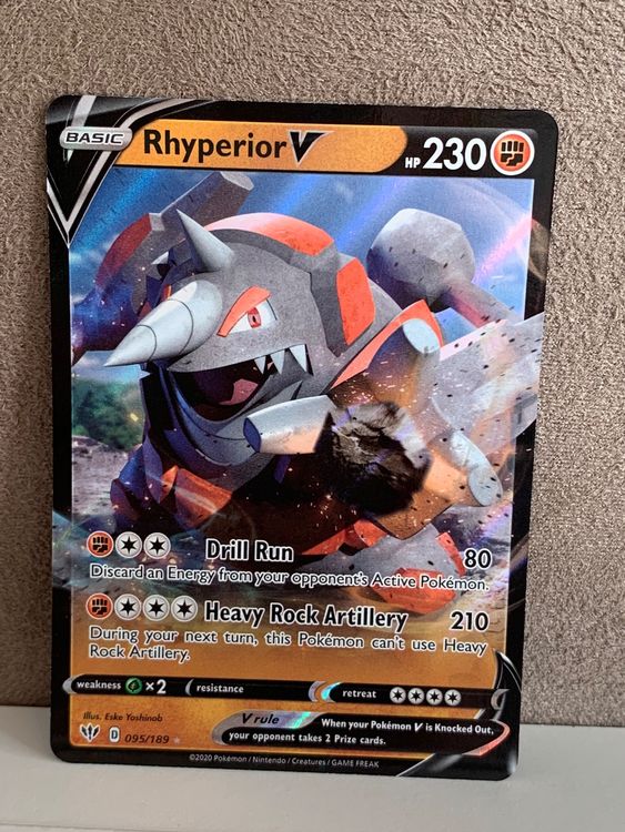 Rhyperior V ENG Darkness Ablaze Pokemon 095/189 | Kaufen auf Ricardo