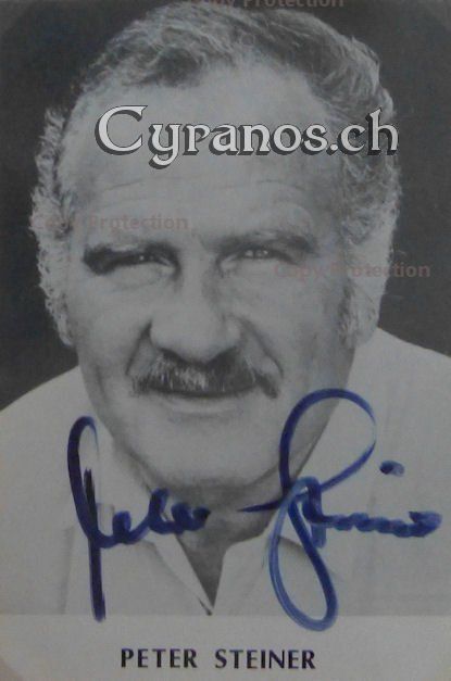 Peter Steiner (1927-2008) Schauspieler - Autogramm (Gebraucht) in ...