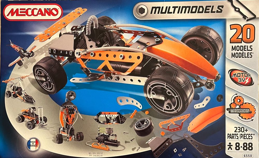 Meccano Multimodels, vollständiger Bausatz inkl. 4 Batterien (Gebraucht ...