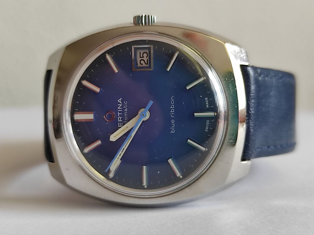 Certina blue ribbon Vintage Uhr, läuft, schön & sehr rar ! (Gebraucht) in Grenchen für CHF 275 ...