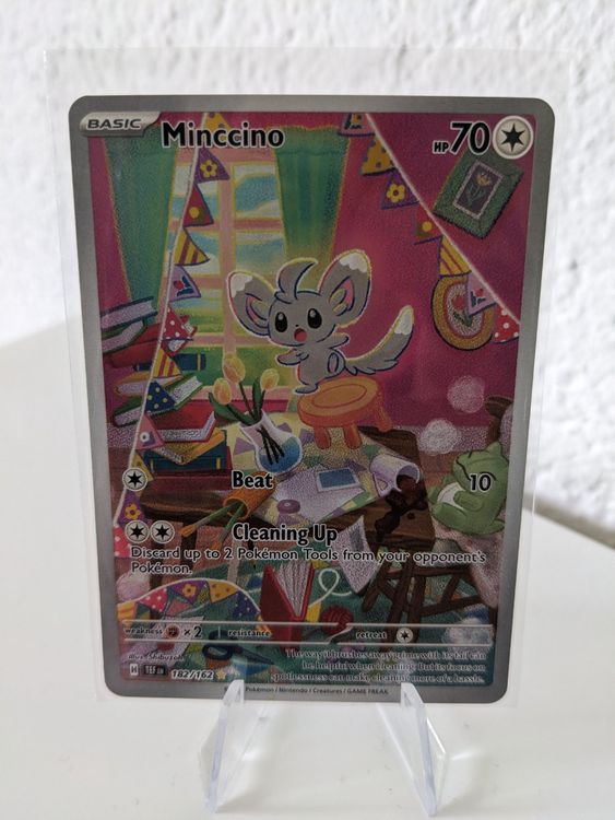 Pokemon Temporal Forces - Minccino 182/162 ( EN ) (Neu und ...