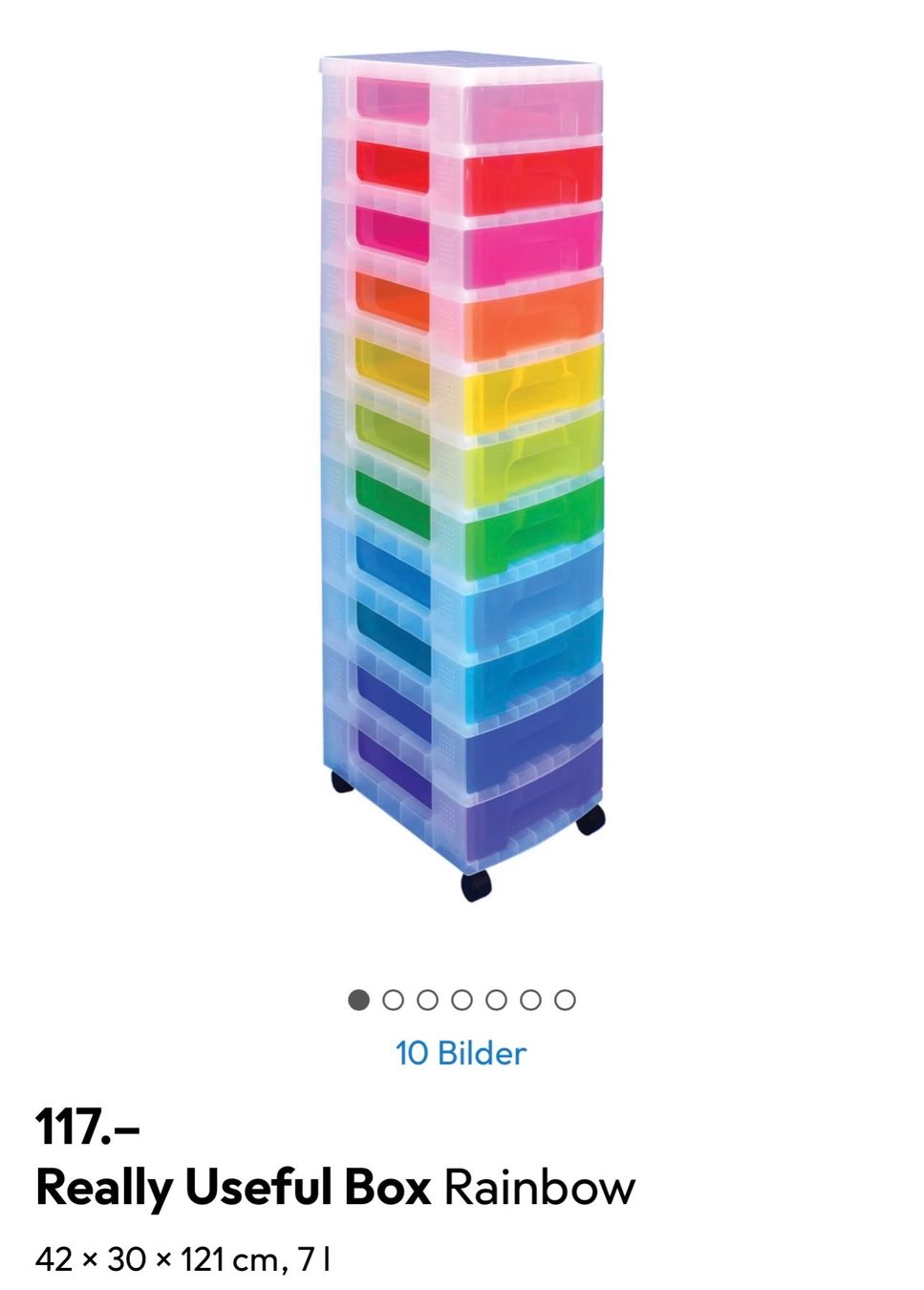 2x Really Useful Box Rainbow (NP für beide 234.-) (Gebraucht) in ...