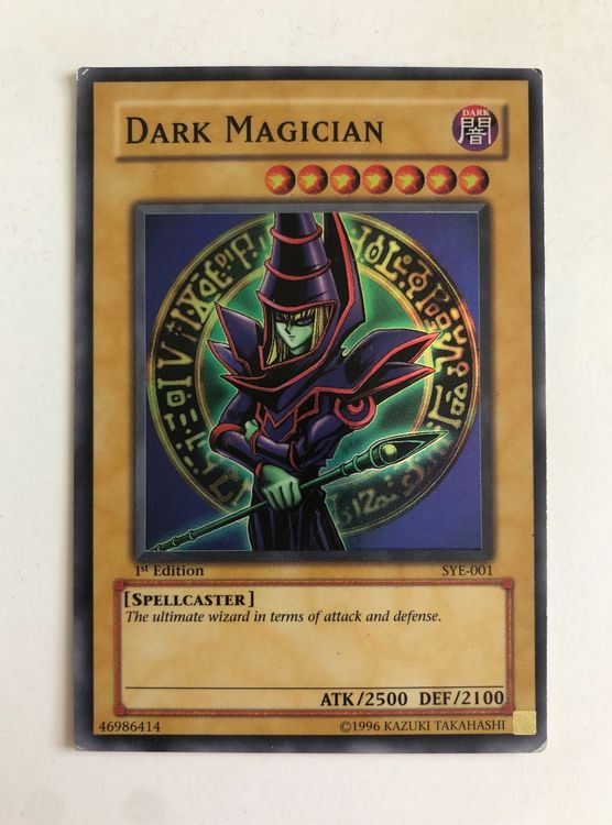 YuGiOh SYE-001 Dunkler Magier 1.Auflage | OldSchool Karte | Kaufen auf ...