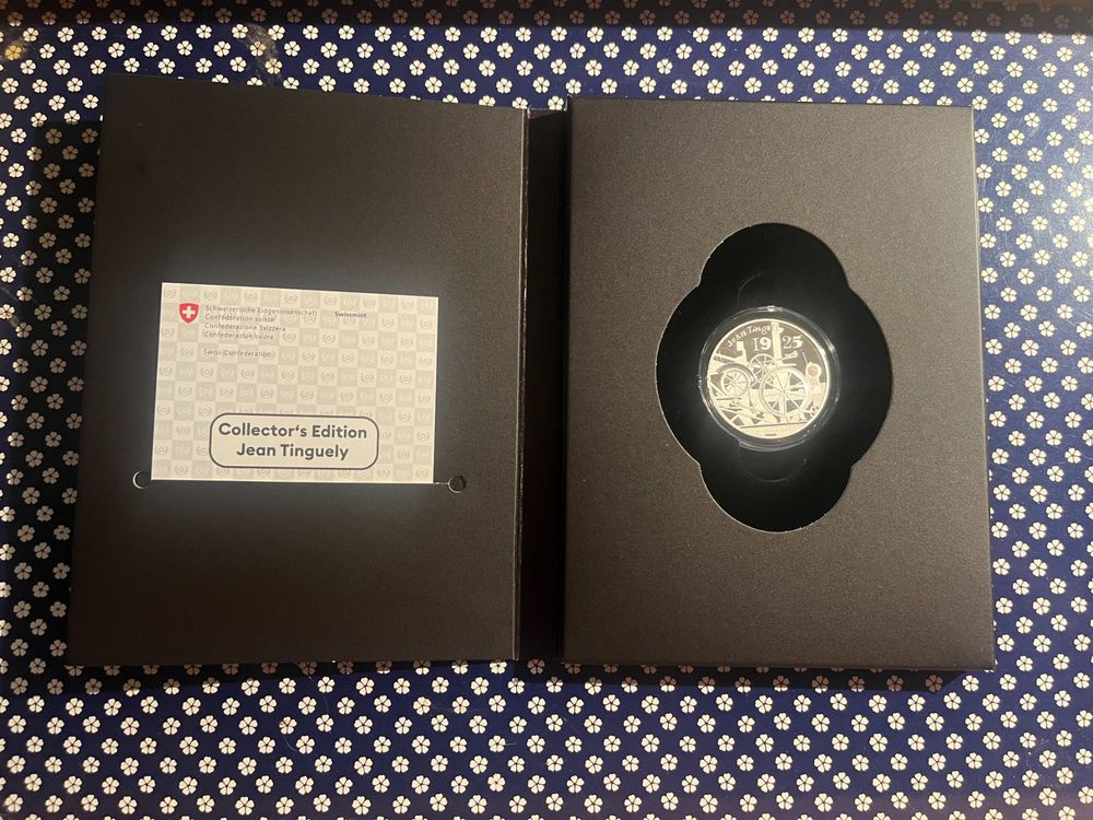 Jean Tinguely 20 Franken Silber PP mit Box und Zertifikat (Gebraucht ...
