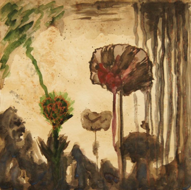 Aquarell: Dunkler Wald (Neu (gemäss Beschreibung)) in Fribourg für CHF 5 – mit Lieferung auf ...