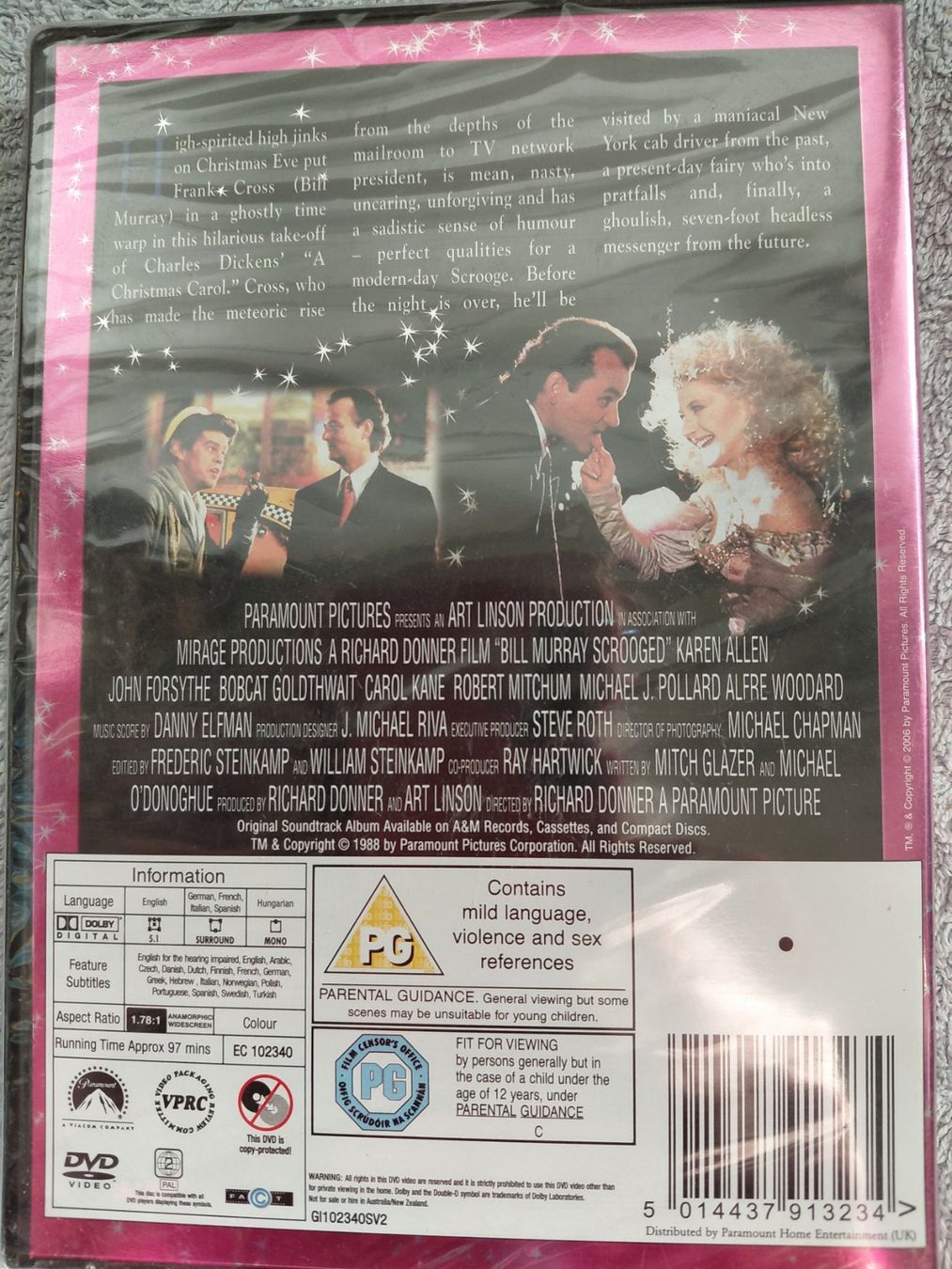 Scrooged - Bill Murray - Weihnachtsfilm VHS Kassette🎄🎁 (Neu und ...