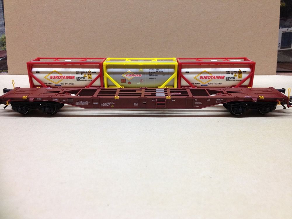 Märklin 47072 Containertragwagen "Eurotainer" DB AG, Ep. V (Neu (gemäss ...