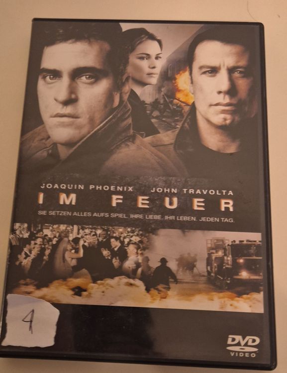 DVD "Im Feuer" mit Joaquin Phoenix und John Travolta (Gebraucht) in Regensdorf für CHF 2 – mit ...