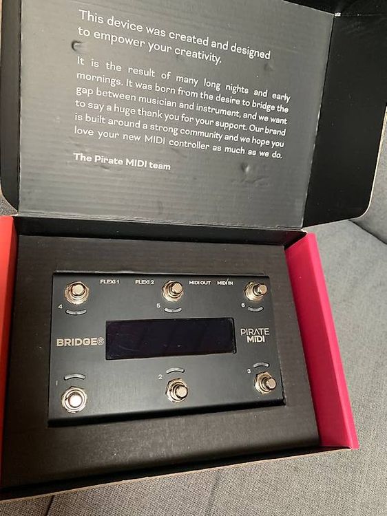 PIRATE BRIDGE6 MIDI Foot Controller (Gebraucht) in Ottikon für CHF 200 – nur Abholung auf ...