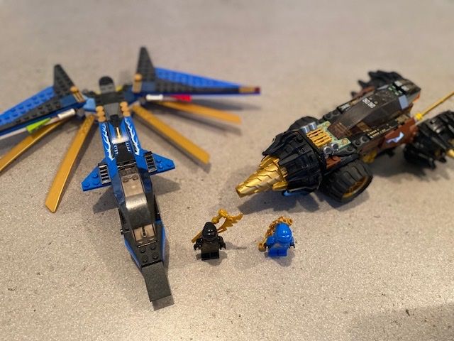 Ninjago Lego Jet und Bohrer, Jay und Cole Original first gen (Gebraucht ...