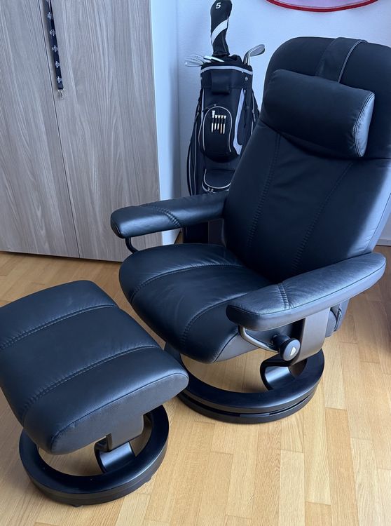 Stressless ® Consul Classic Sessel mit Hocker | Kaufen auf Ricardo