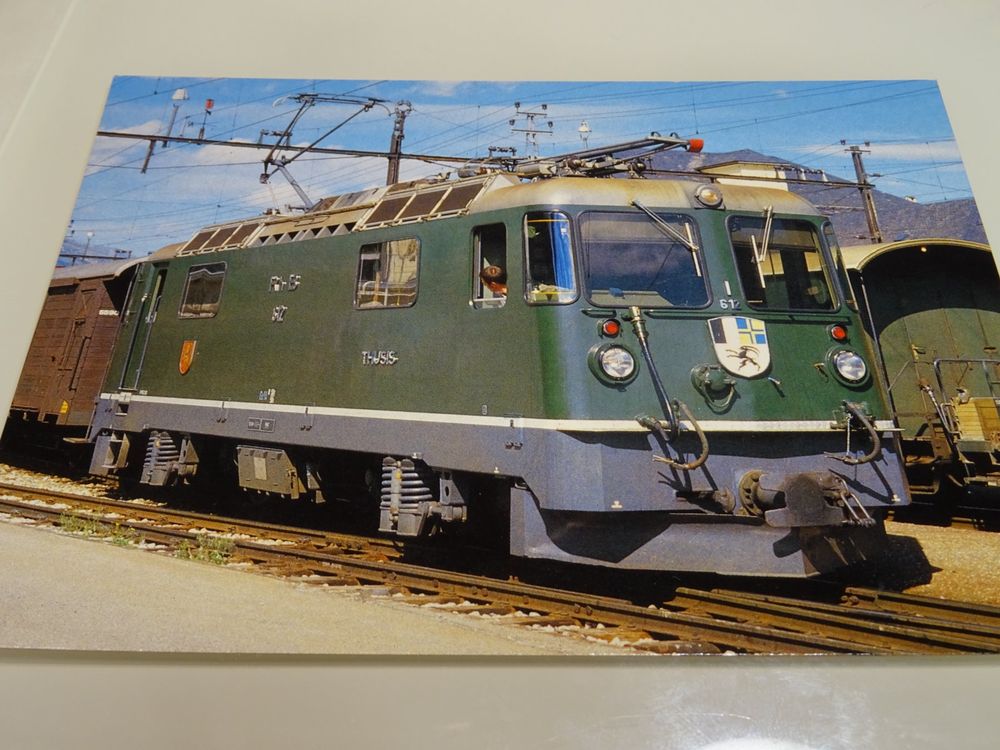 Postkarte RhB "Rhätische Bahn Ge 4/4II 612 Lok " | Kaufen auf Ricardo
