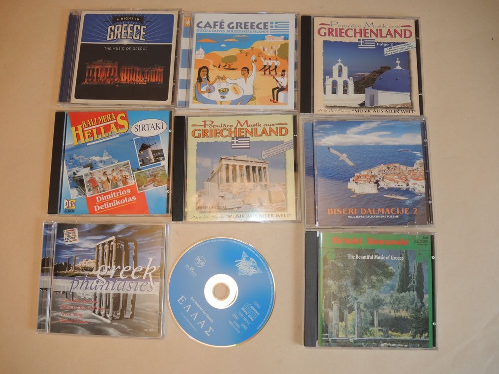 8 CD Griechische Musik CDs greek Greece music (Gebraucht) in Rorschach ...