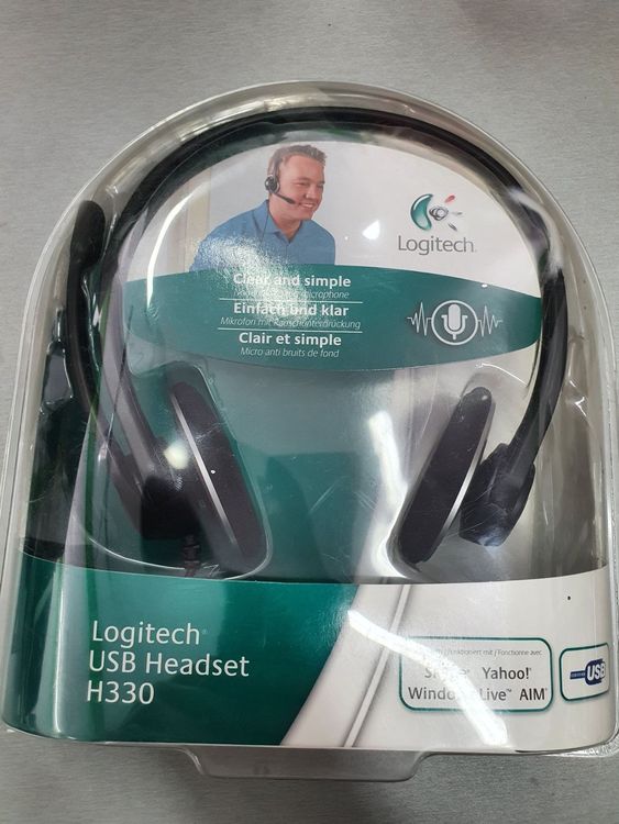 Logitech USB Headset H330 ->NEU ORIGINALVERPACKT