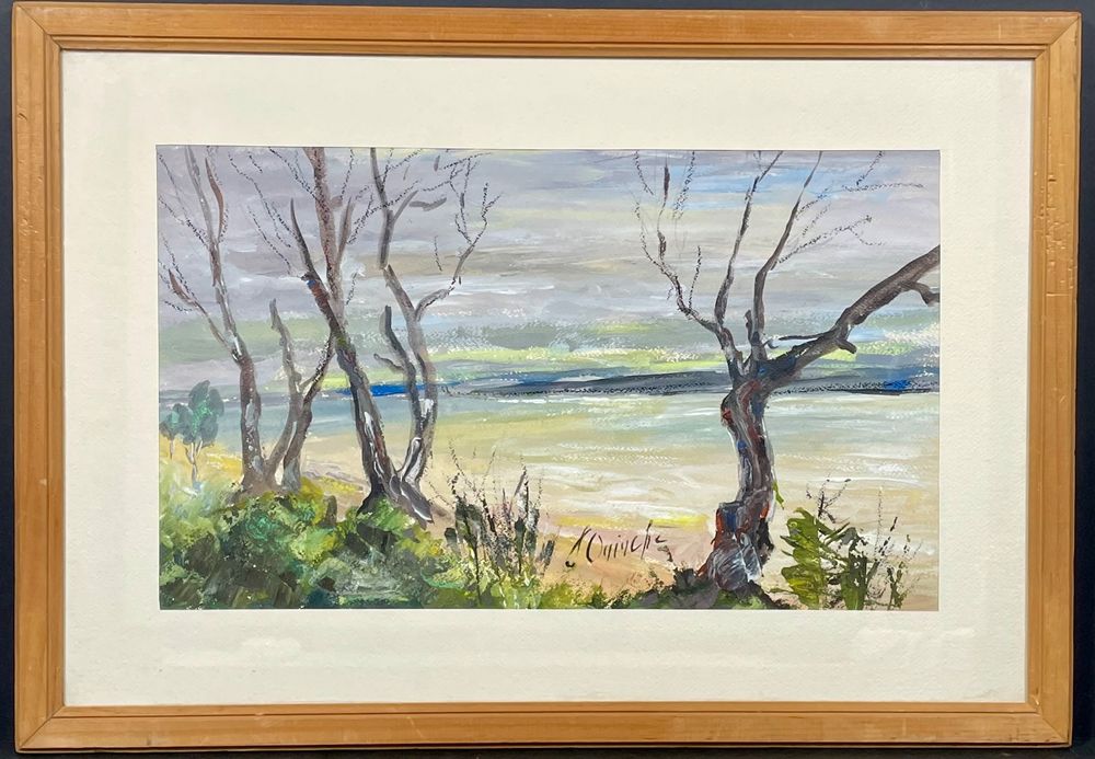 Landschaft Aquarell unleserlich Signiert | Kaufen auf Ricardo