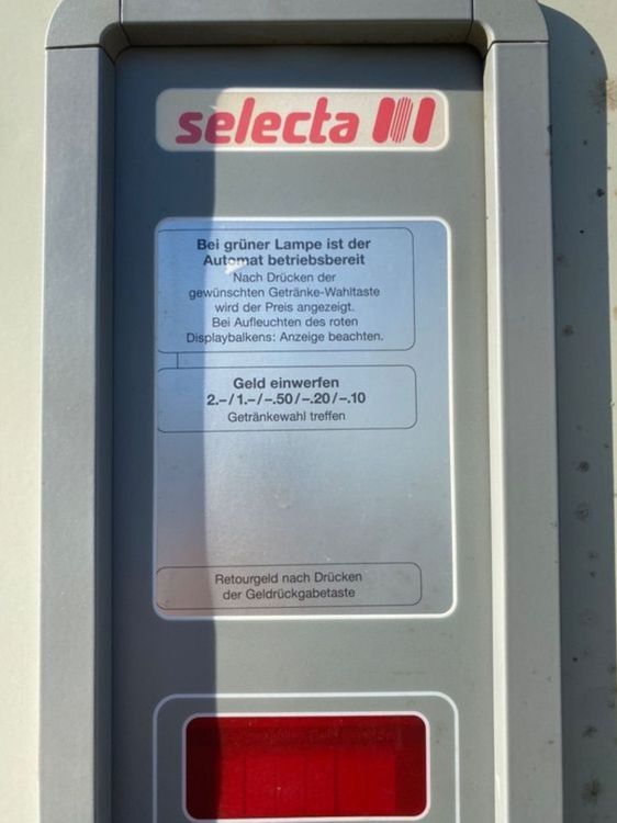 Selecta Automat (Gebraucht) in Schänis für CHF 7 – nur Abholung auf ...