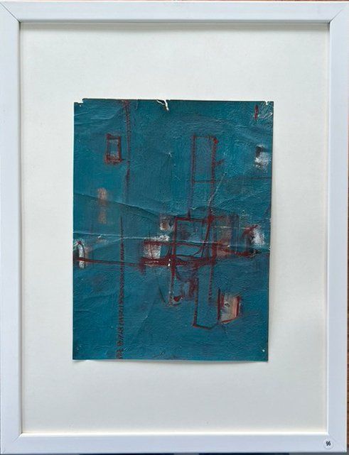 Walter Emil Müller. Komposition, 1948. Öl auf Papier (Gebraucht) in Zumikon für CHF 50 – mit ...