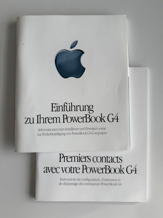 Apple PowerBook G4 Original Anleitung/Dokumente/CD's (Gebraucht) in ...